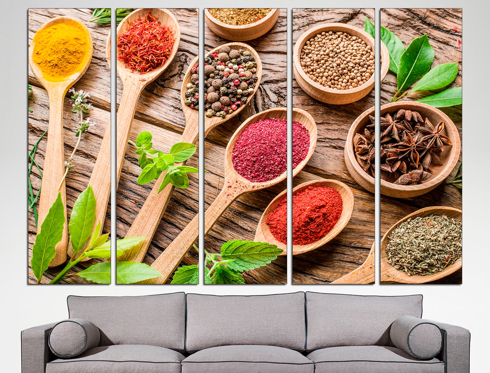 Spice Wall Art Kitchen Wall Art Set of 3 Prints Kitchen Poster - Etsy