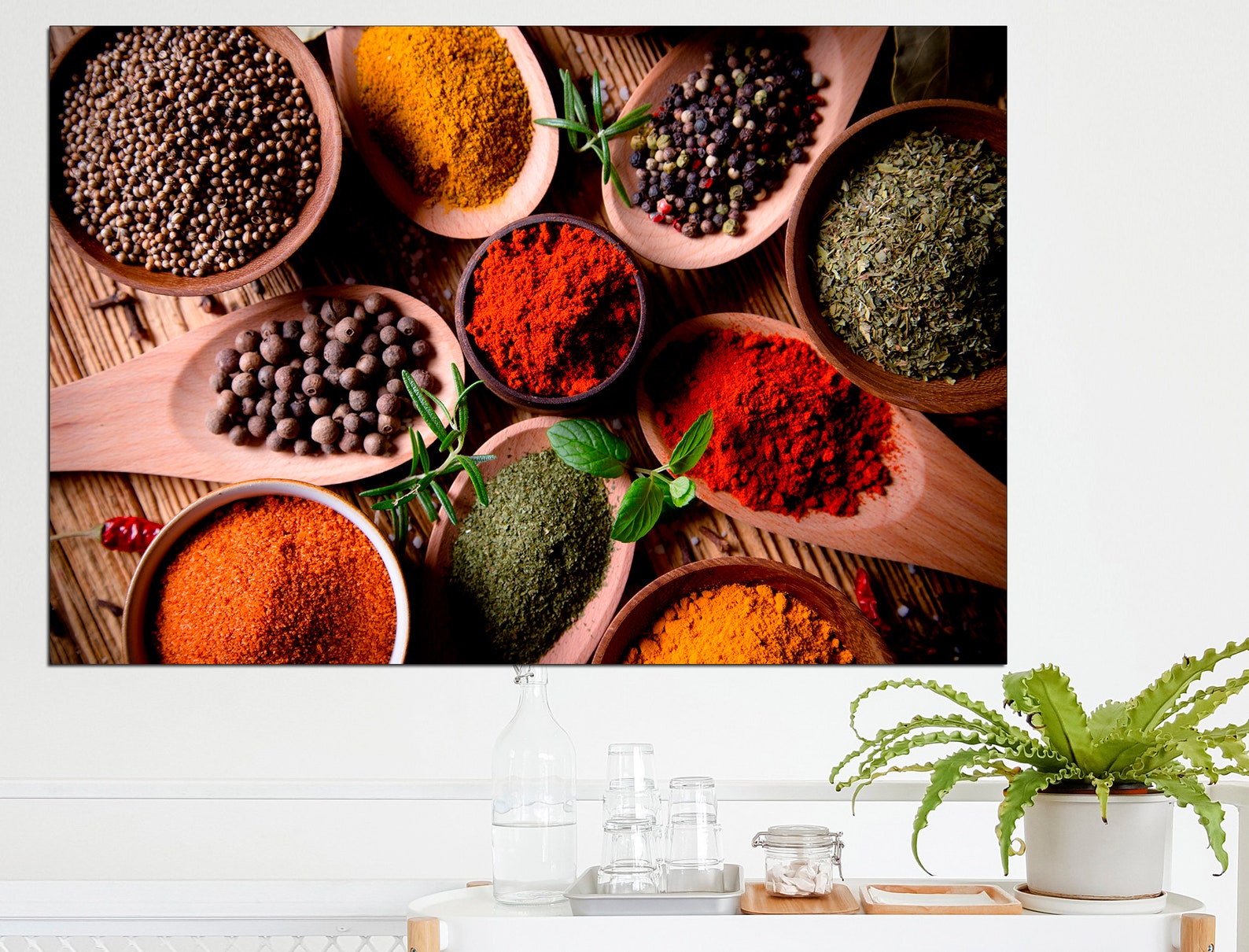 Kitchen Poster Kitchen Herbs Spices Spices Wall Prints Spices - Etsy