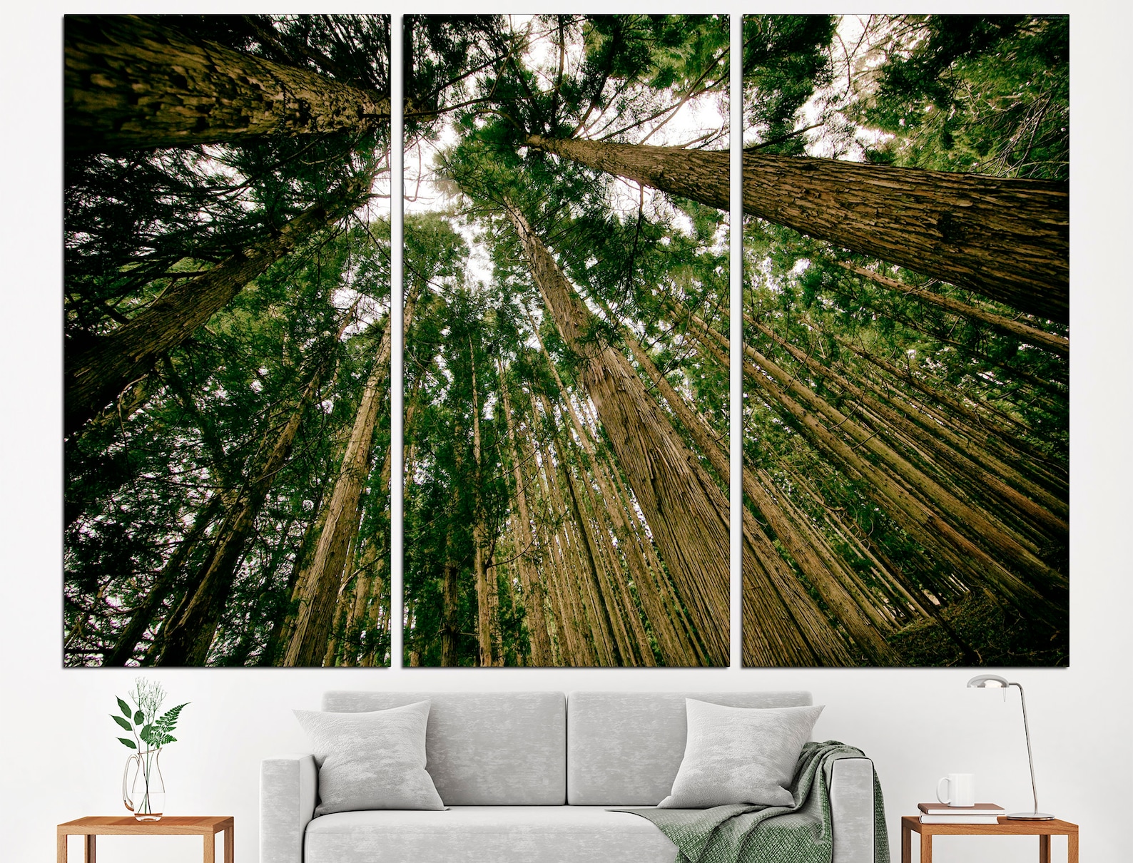 Tree Branch Print Abstract Tree Large Forest Print Tree Wall Art Forest ...