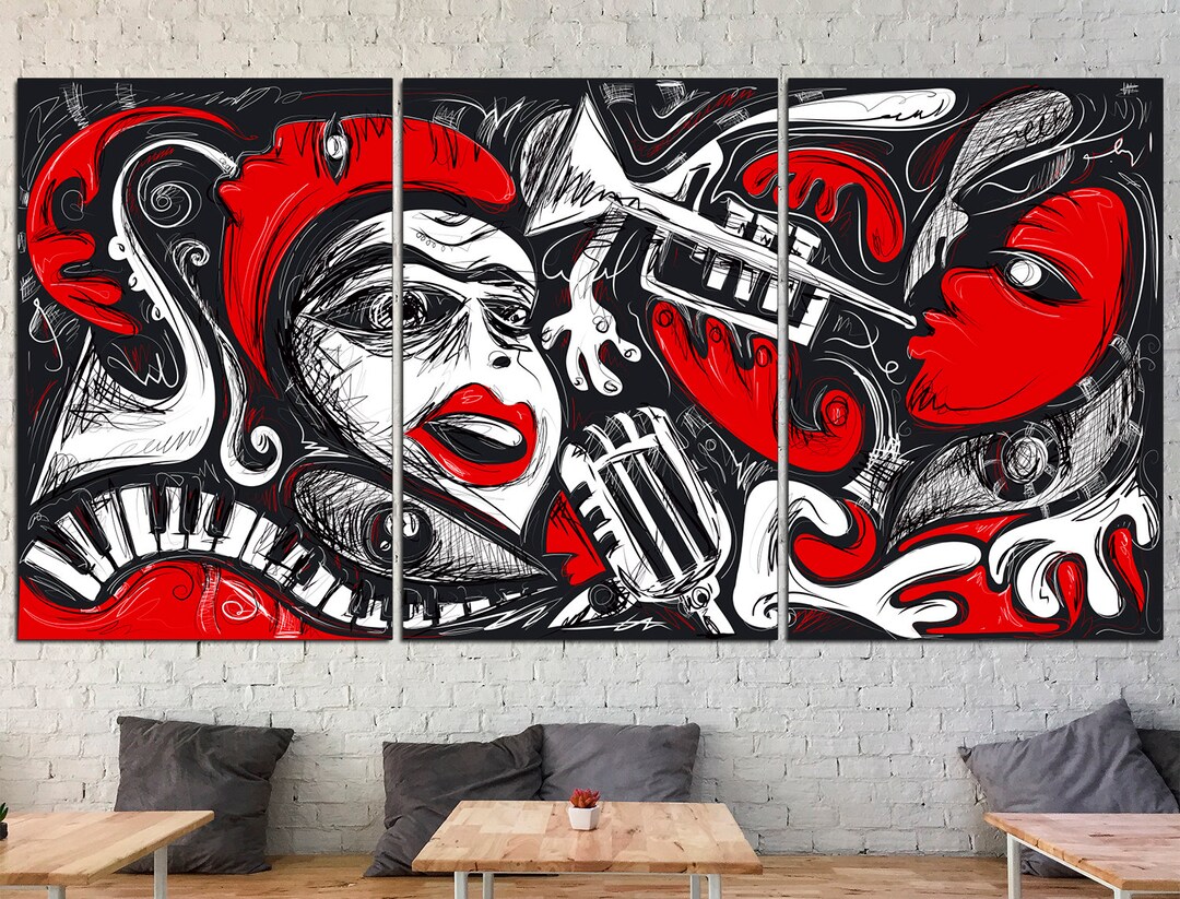 Jazz Music Print Saxophone Art Jazz Club Decor Music Room Wall Art Jazz ...