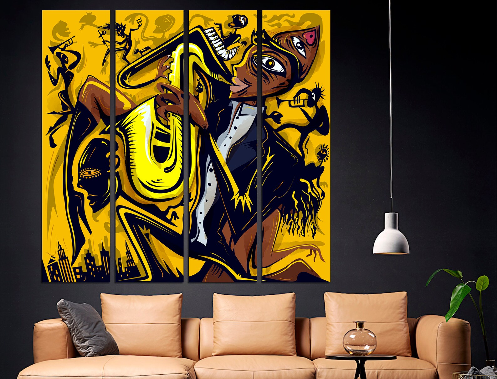 Jazz Print Music Wall Art Jazz Poster Large Wall Art Music Art | Etsy