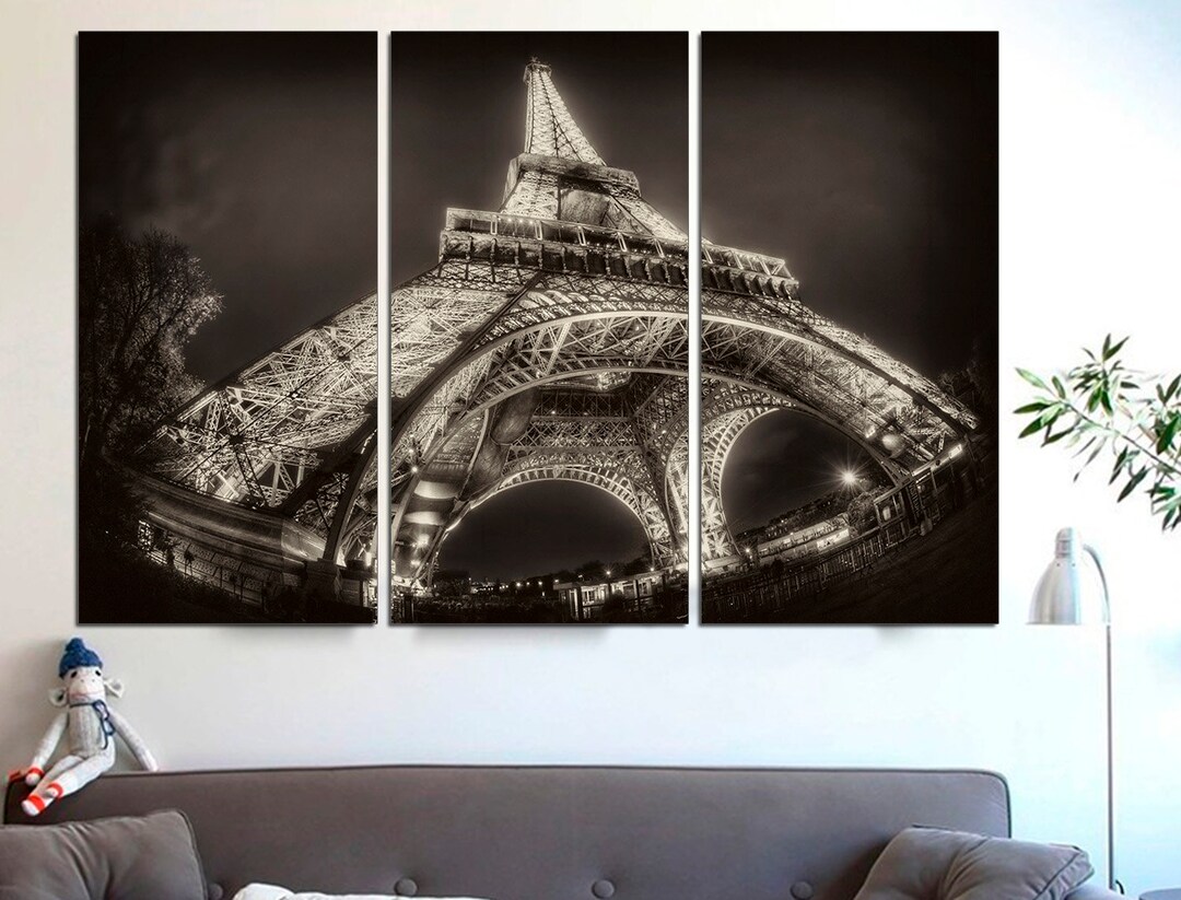Paris Canvas Print Extra Large Wall Art Eiffel Tower Print - Etsy