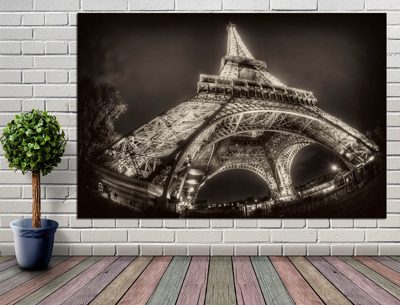 Paris Canvas Print Extra Large Wall Art Eiffel Tower Print - Etsy