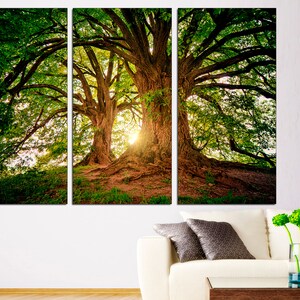 Tree Canvas Wall Art Forest Canvas Art Nature Prints, Landscape Print ...