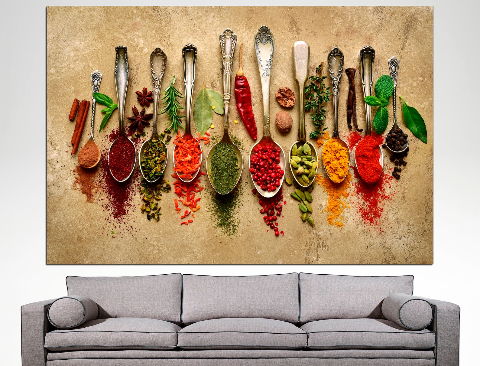 Kitchen Wall Art Restaurant Wall Art Spices Kitchen Art Kitchen Wall ...