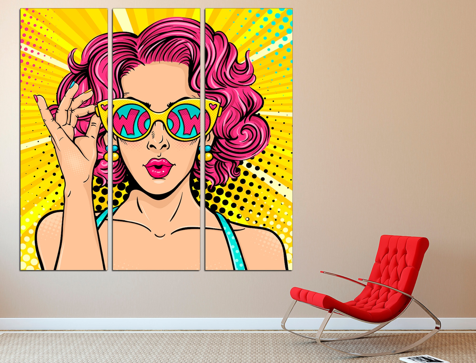 Pop Art Canvas Funky Wall Art Graffiti Wall Art Pop Art Print - Etsy
