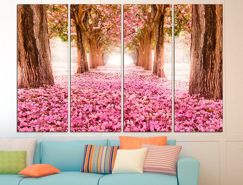 Sakura Print Large Wall Art Sakura Flowers Spring Flower Photo - Etsy