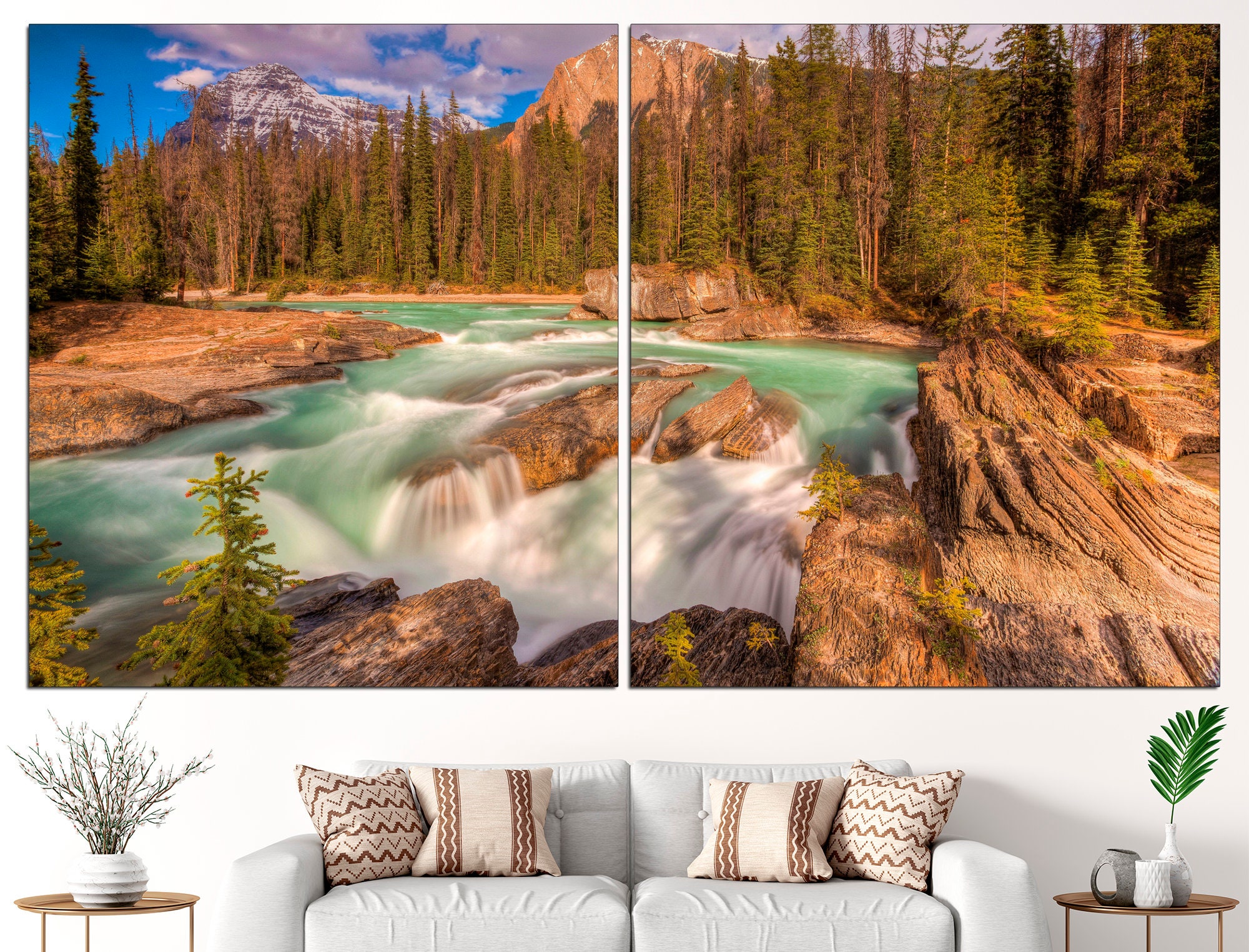 Mountain River Print National Park Print River Canvas Print | Etsy