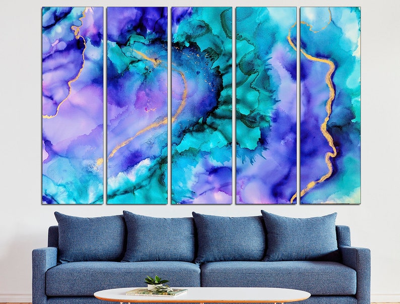 Marble Canvas Art Large Abstract Print Marble Canvas Print - Etsy