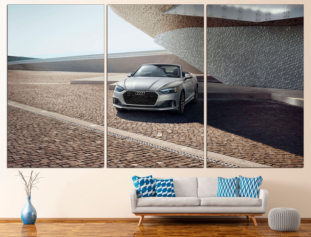 Audi Wall Art Audi Poster Car Canvas Art Canvas Wall Art Set - Etsy
