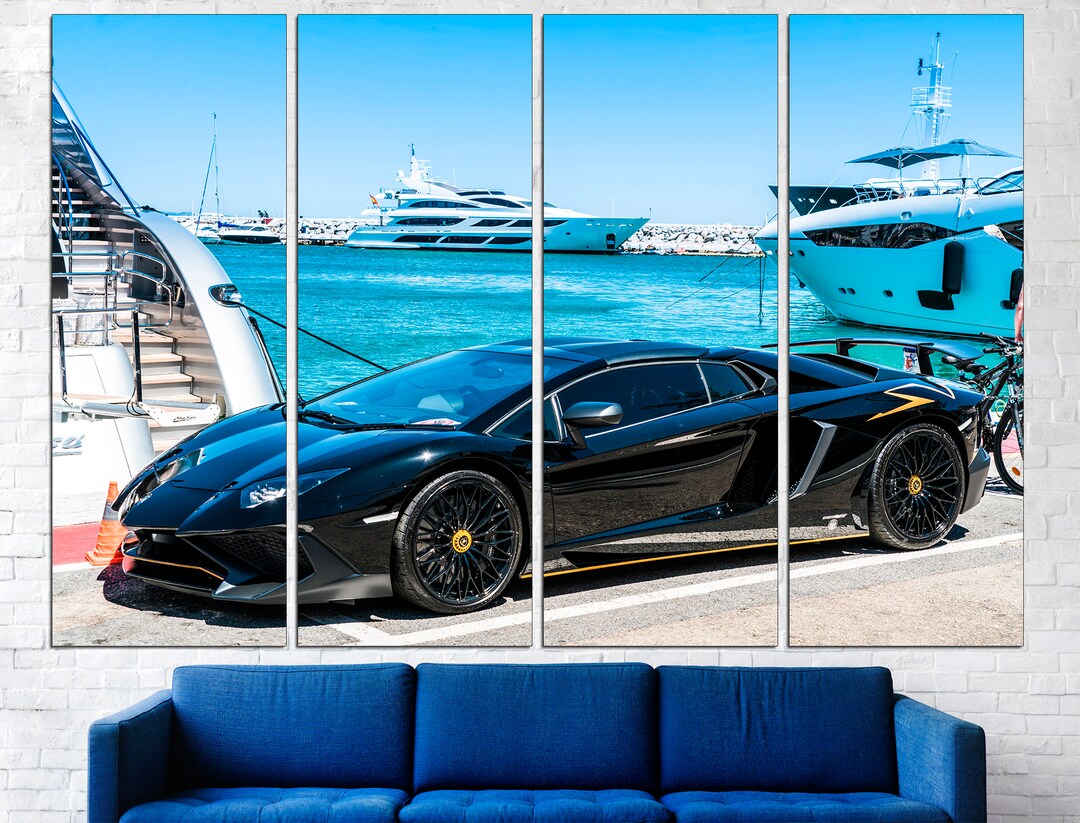 Lamborghini Canvas Cars on Canvas Auto Canvas Print Lamborghini Poster ...