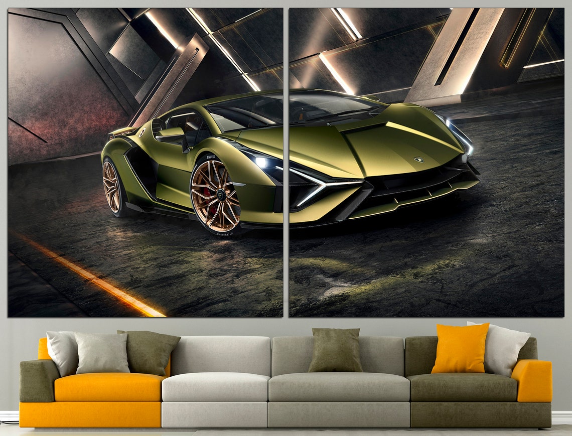 Lamborghini Poster Lamborghini Wall Art Lamborghini Canvas, Automotive ...