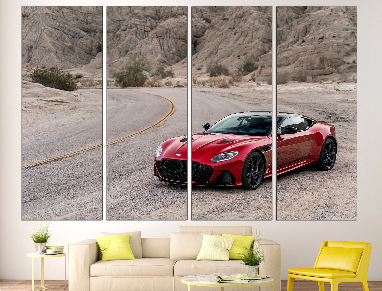 Aston Martin Car Canvas Wall Art Set Aston Martin Art - Etsy