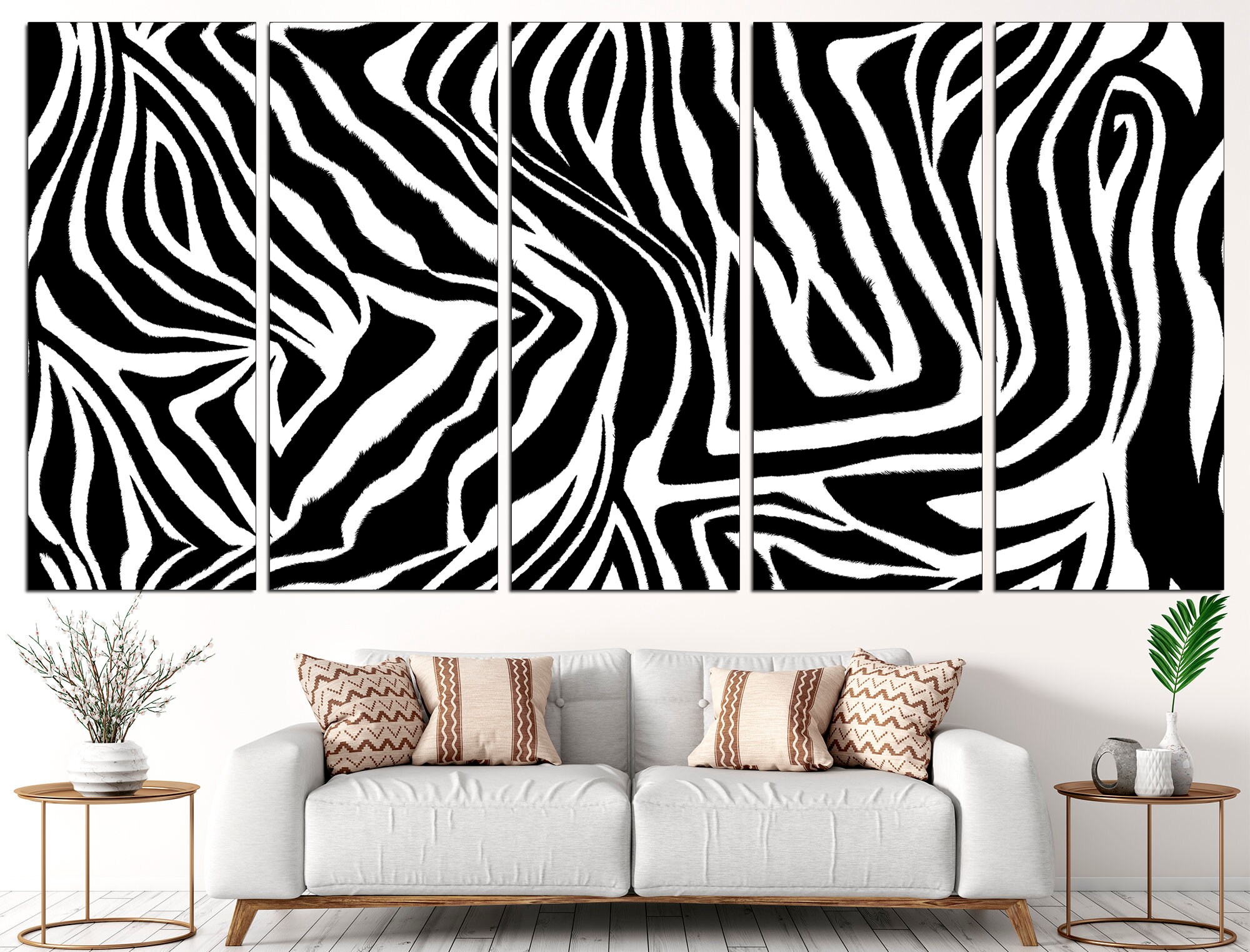 Black White Zebra Black White Art Zebra Abstract Art Abstract Print ...