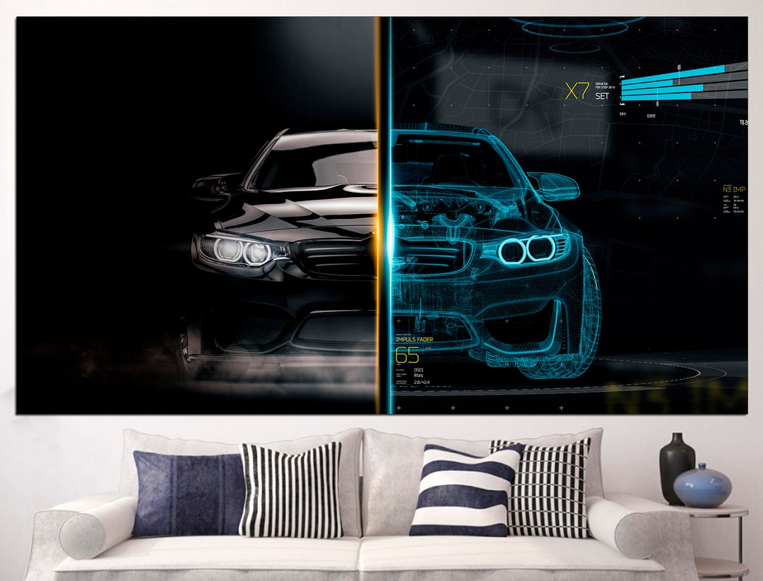 BMW Poster Car Wall Art Mechanic Poster Sports Car Print Car - Etsy