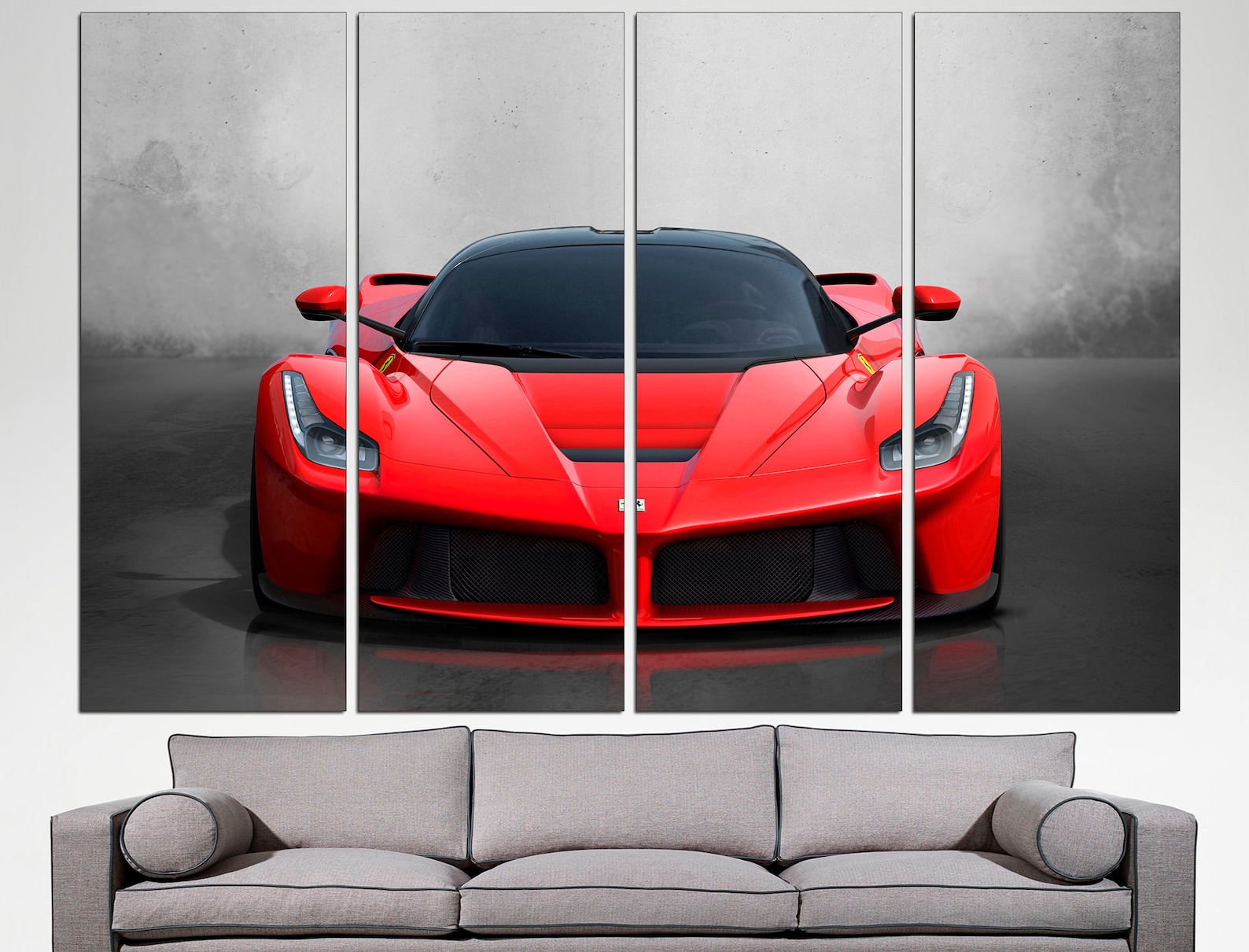 Ferrari Canvas Extra Large Wall Art Ferrari Print, Ferrari Art Canvas ...