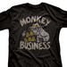 Monkey Business Vintage Inspired T-shirt, Retro Animals Tee, Funny ...