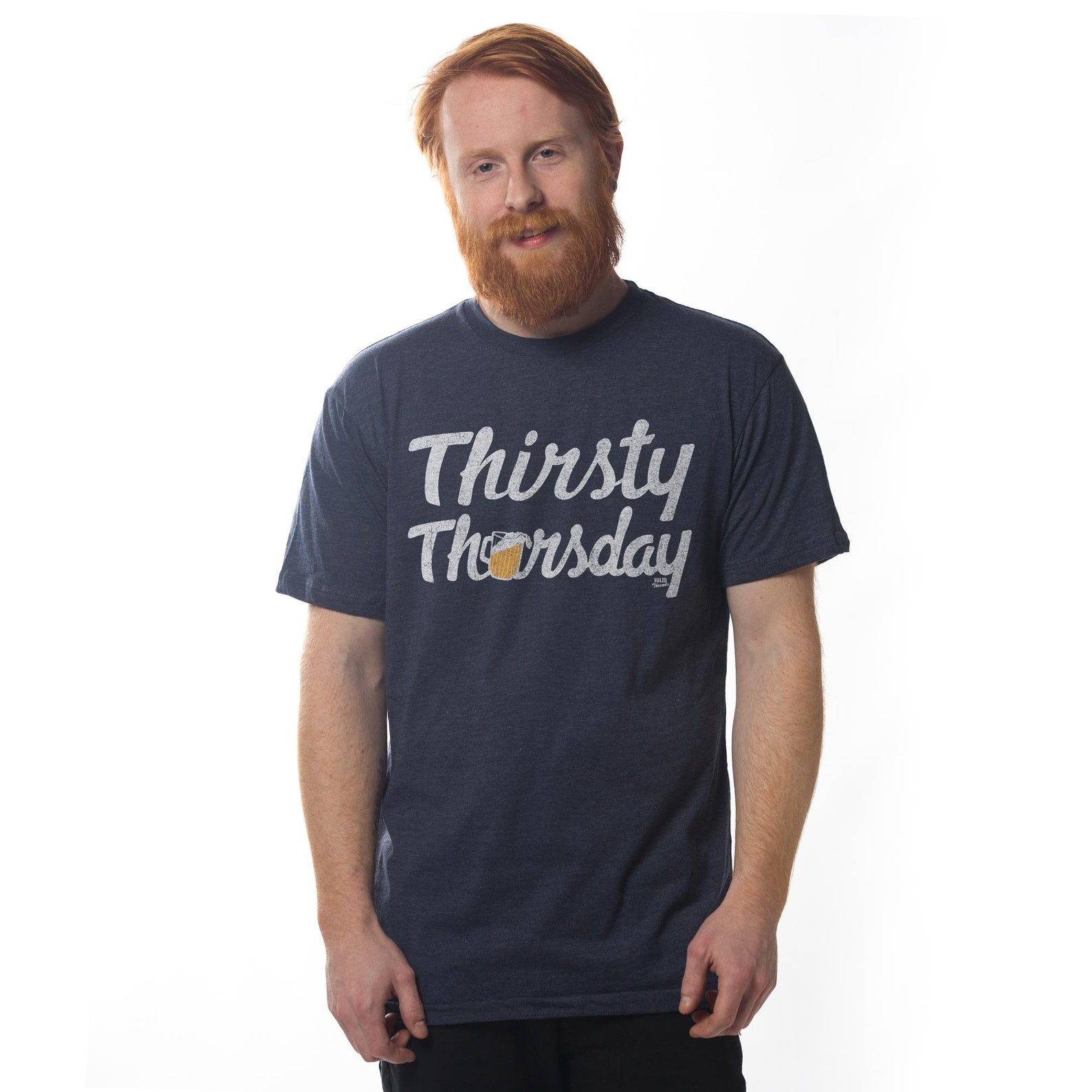 Thirsty Thursday Vintage Inspired T-shirt, Retro Drinking Tee, Funny ...
