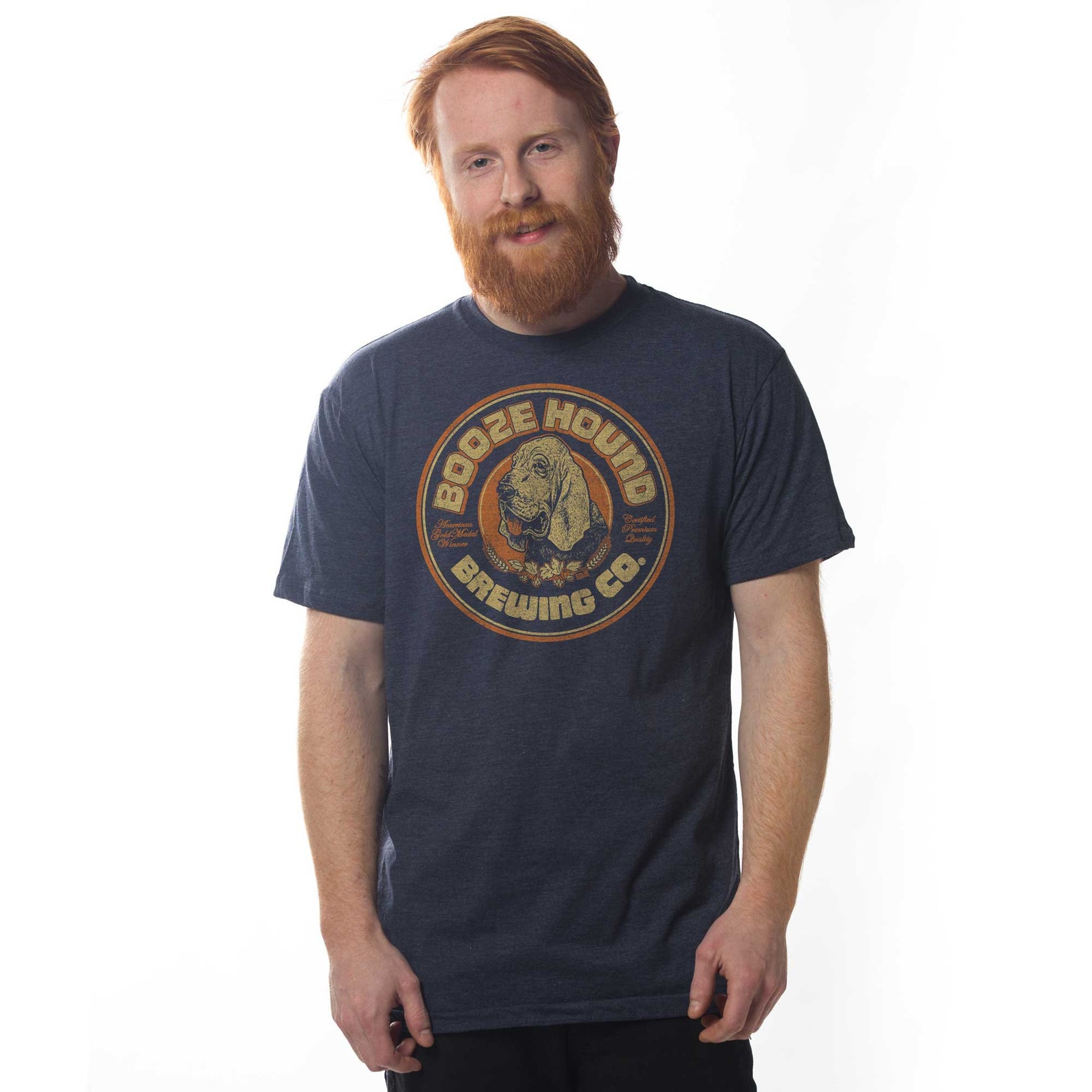 Boozehound Brewing Company Vintage Inspired T-shirt, Retro Drinking Tee ...