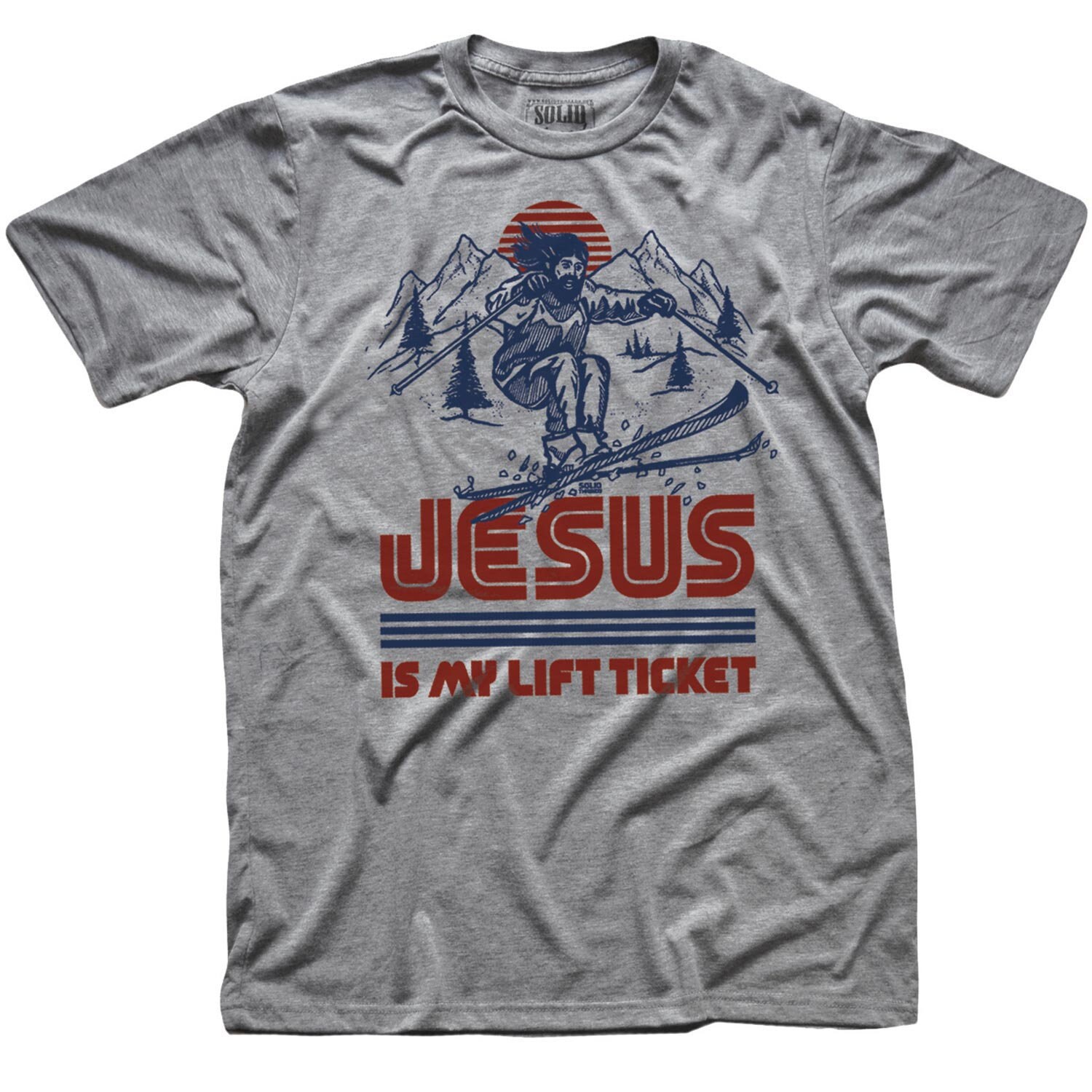 Jesus is My Lift Ticket Vintage Inspired T-shirt Retro Skiing - Etsy