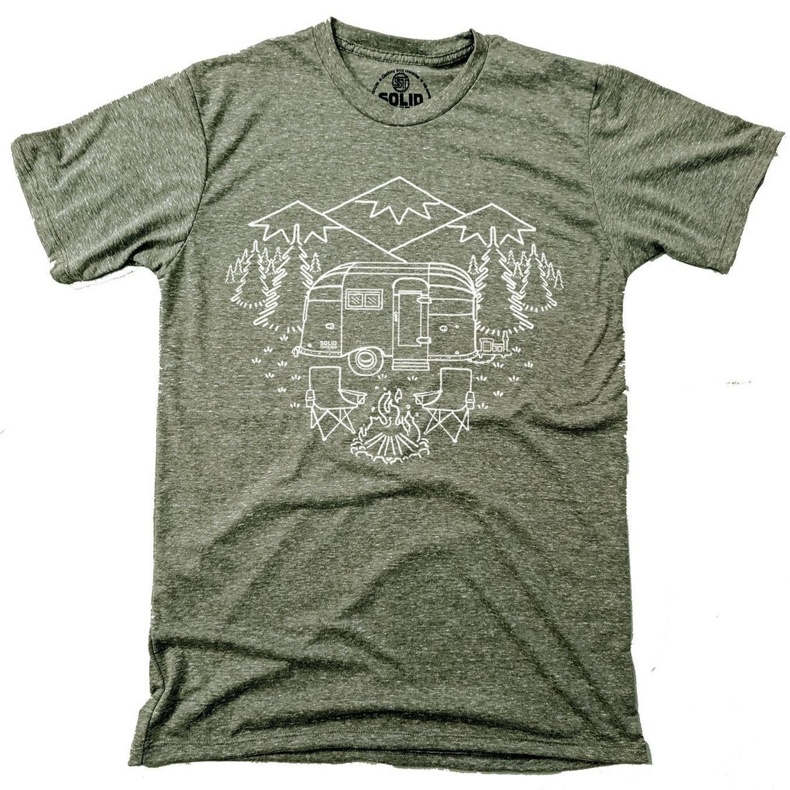 Camp Site Vintage Inspired T-shirt Retro Nature Tee Fun | Etsy