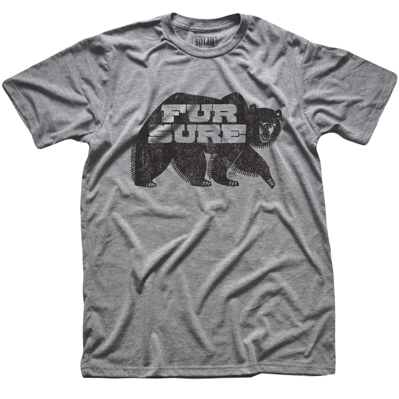 Fur Sure Vintage Inspired T-shirt Retro Nature Tee Funny - Etsy