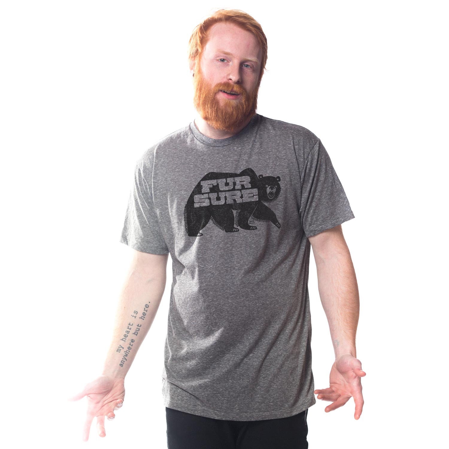 Fur Sure Vintage Inspired T-shirt Retro Nature Tee Funny - Etsy