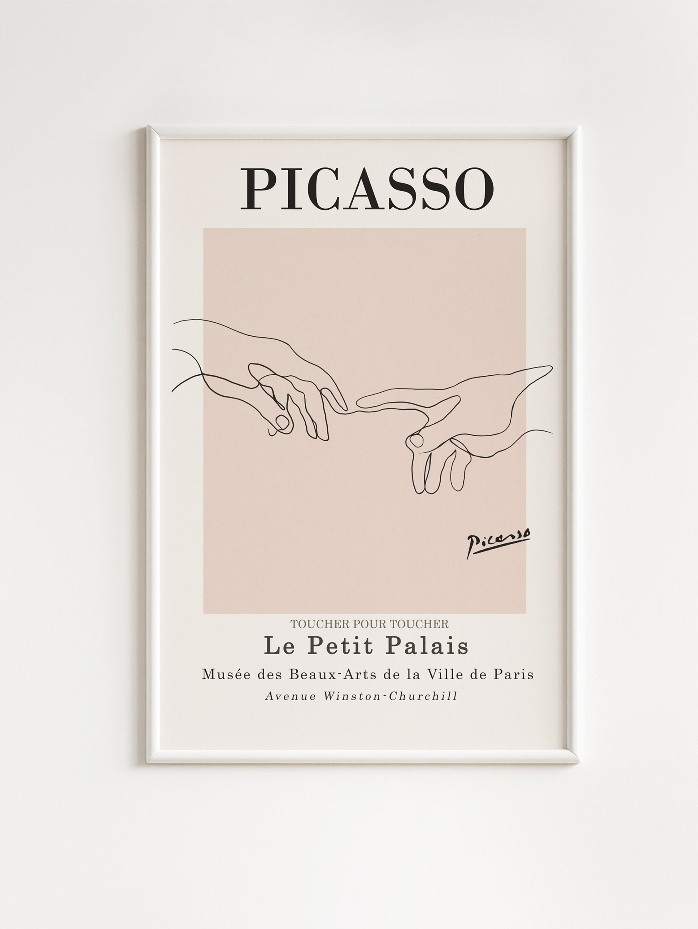 Picasso Hands Touching, Hands Line Drawing, Pablo Picasso Sketch ...
