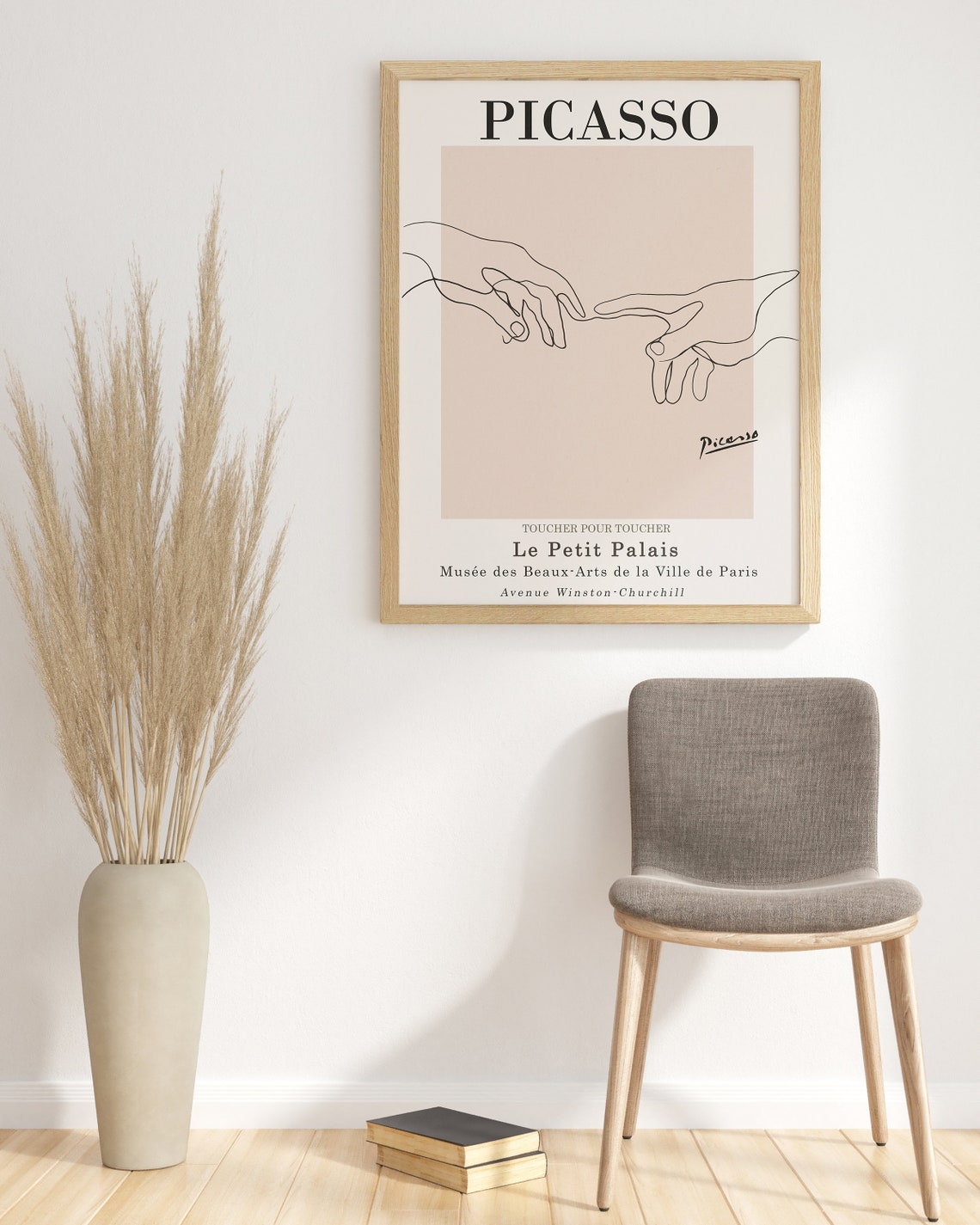 Picasso Hands Touching Hands Line Drawingpablo Picasso - Etsy