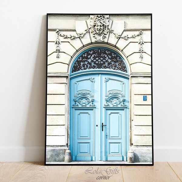 Paris Blue Doors - Etsy