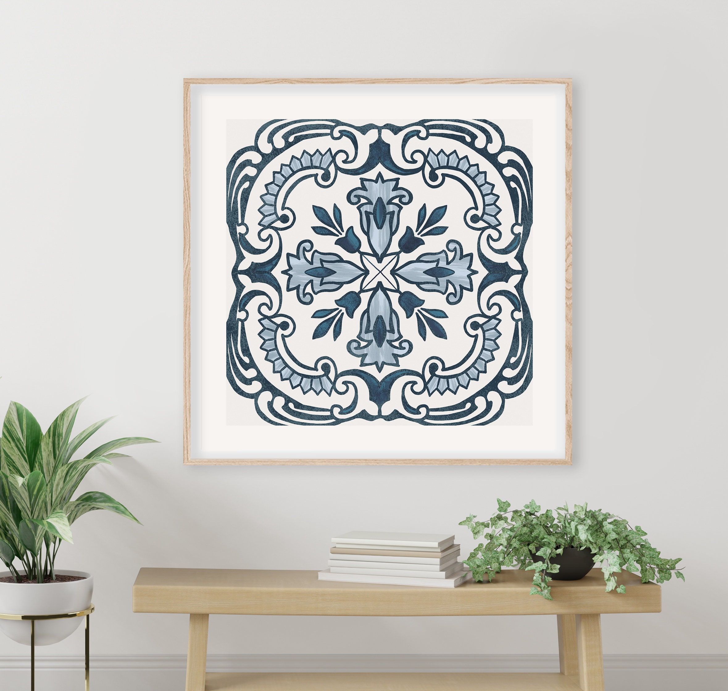 Portugal Wall Art, Azulejo Tile Print, Painting Tile Print, Travel Wall ...
