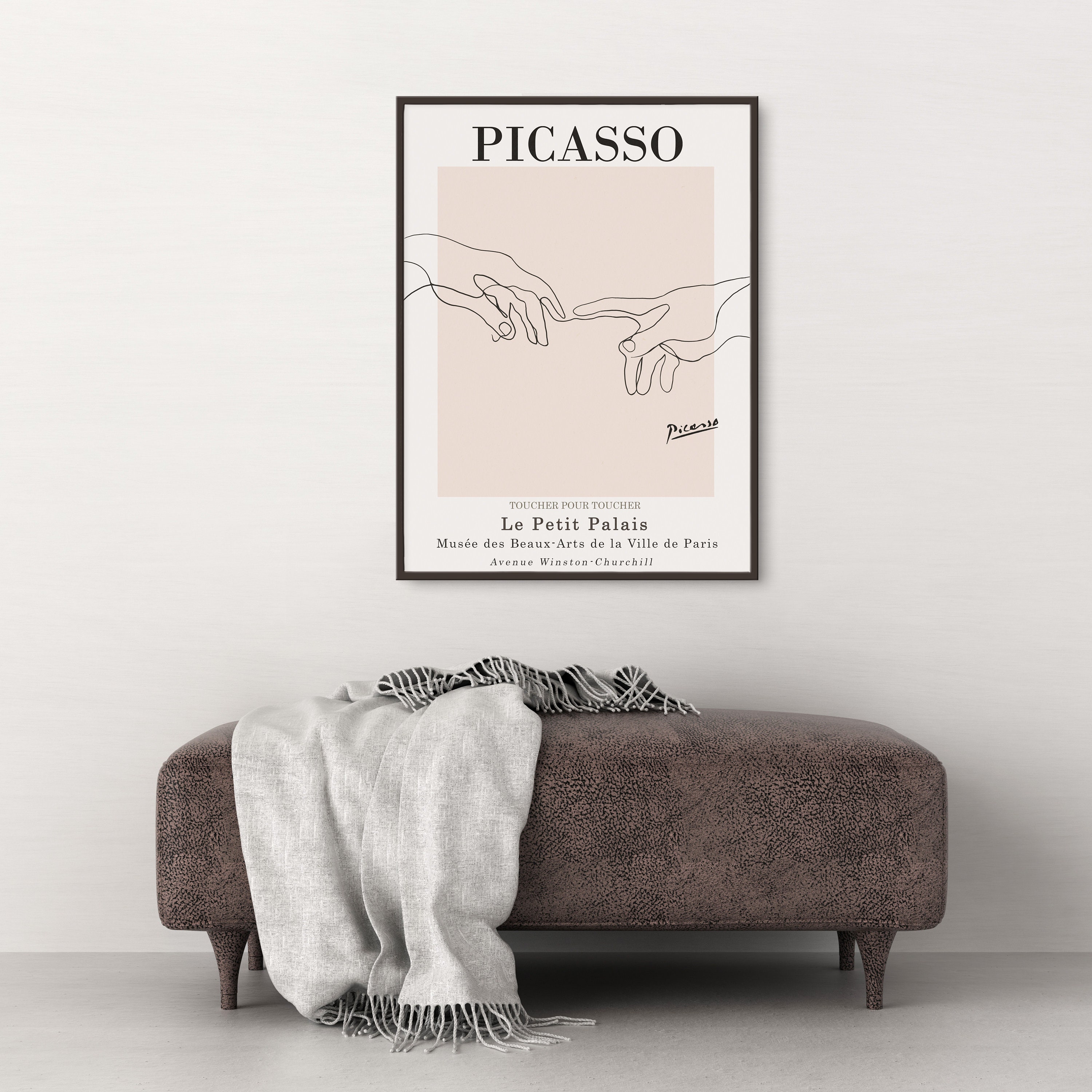 Picasso Hands Touching, Hands Line Drawing, Pablo Picasso Sketch ...