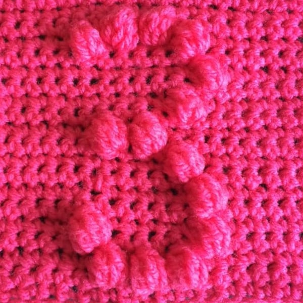 Bobble Stitch Afghan - Etsy
