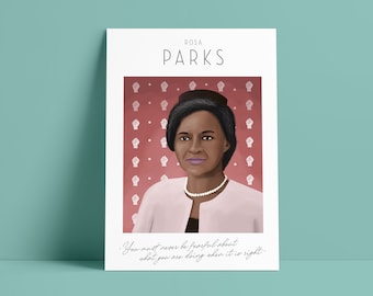 ROSA PARKS GLOSSY Poster Picture Photo Banner Activist Civil - Etsy