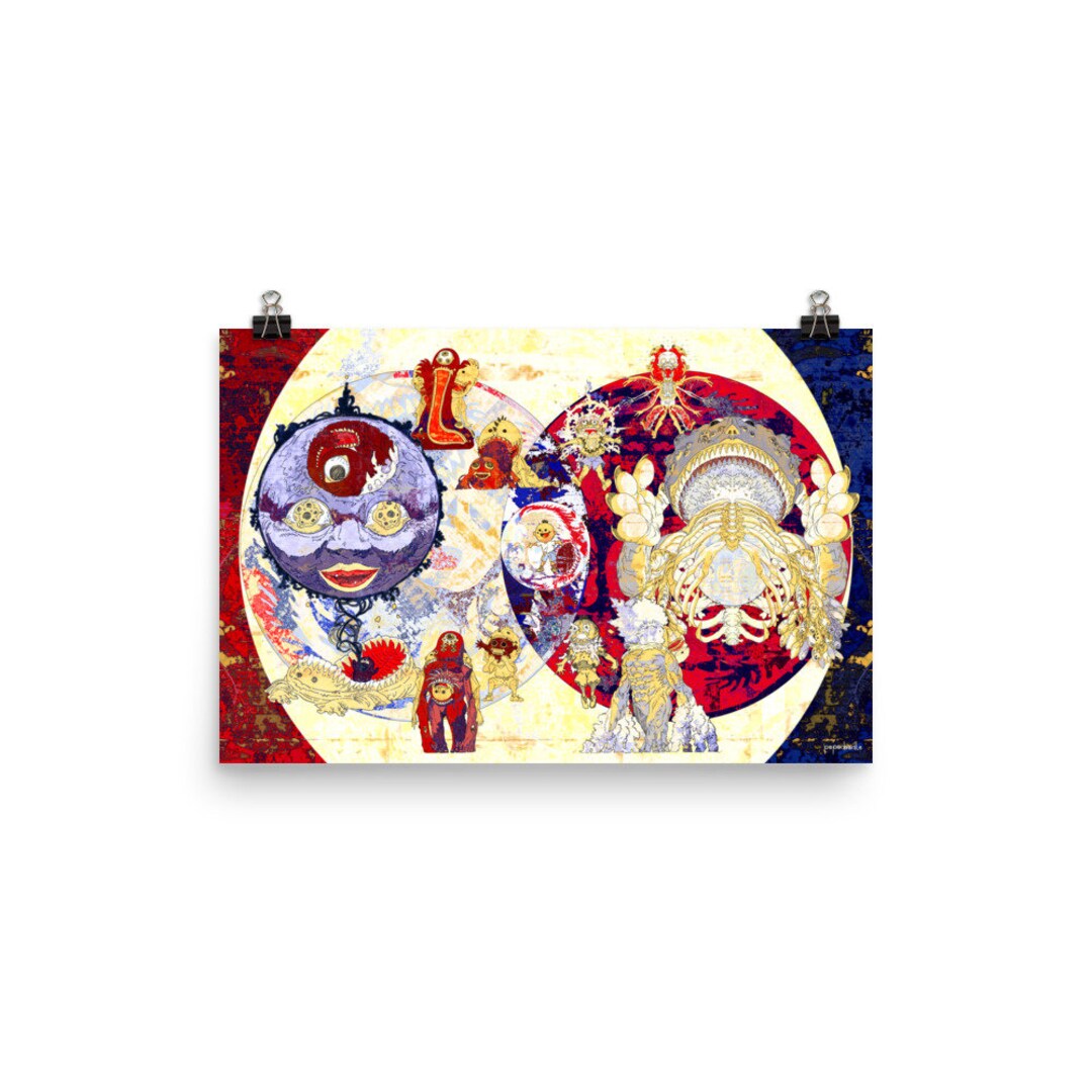 Light & Dark | Digital Art Print | Art Print | Popodoodle Prints | Wall ...