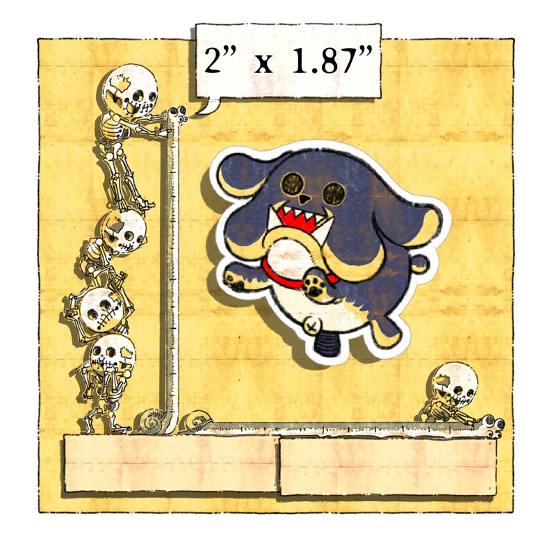 Hades the Bully Vinyl Sticker Bull Dog Waterproof - Etsy