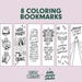 8 Catholic Coloring Bookmarks – Printable PDF for Kids | Saints ...