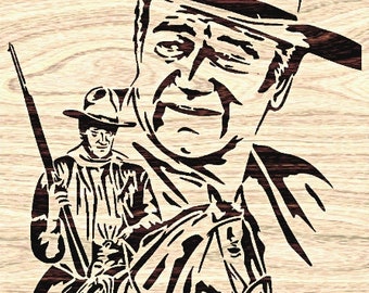 John Wayne Svg | Etsy
