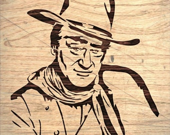 John Wayne Svg | Etsy
