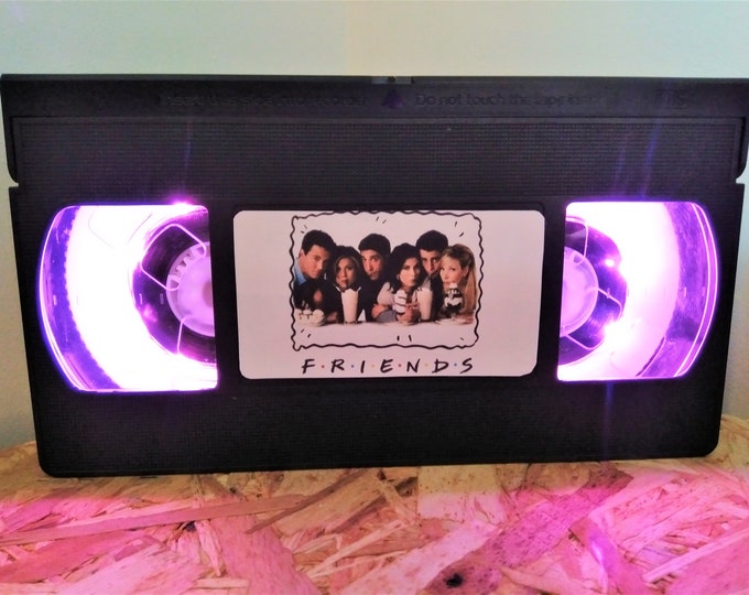 Friends VHS Retro Lamp 90s Night Light Table Lamp Man Cave Fantastic ...