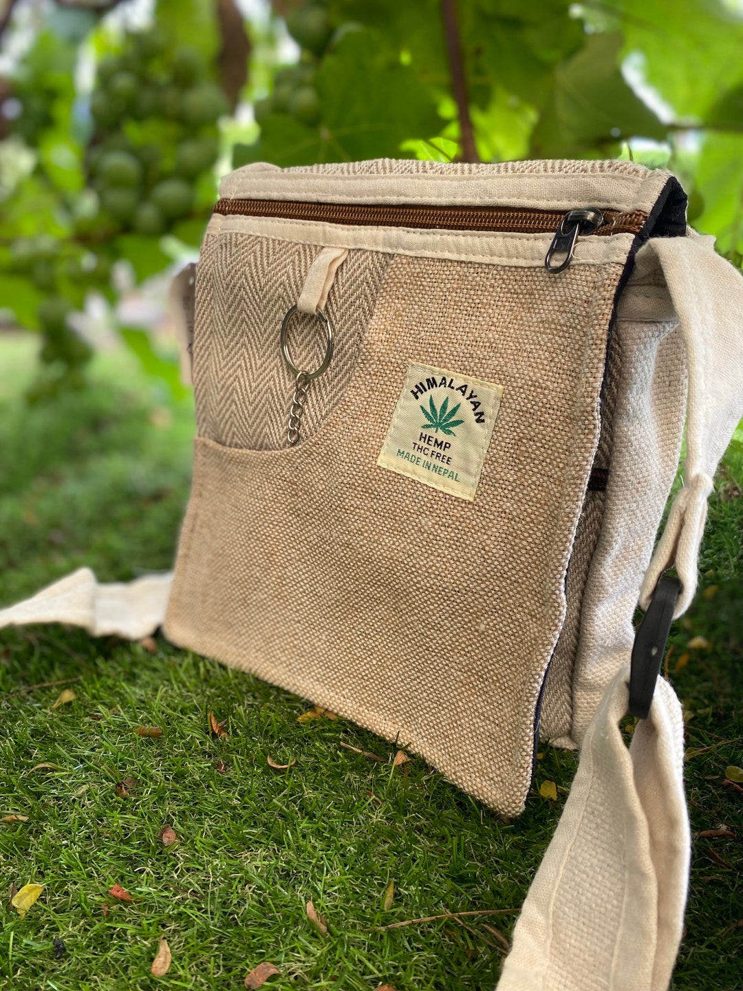 Hemp Bag/ Crossbody Bag/ Hippie Bag/ Shoulder Bag /festival / Unisex ...