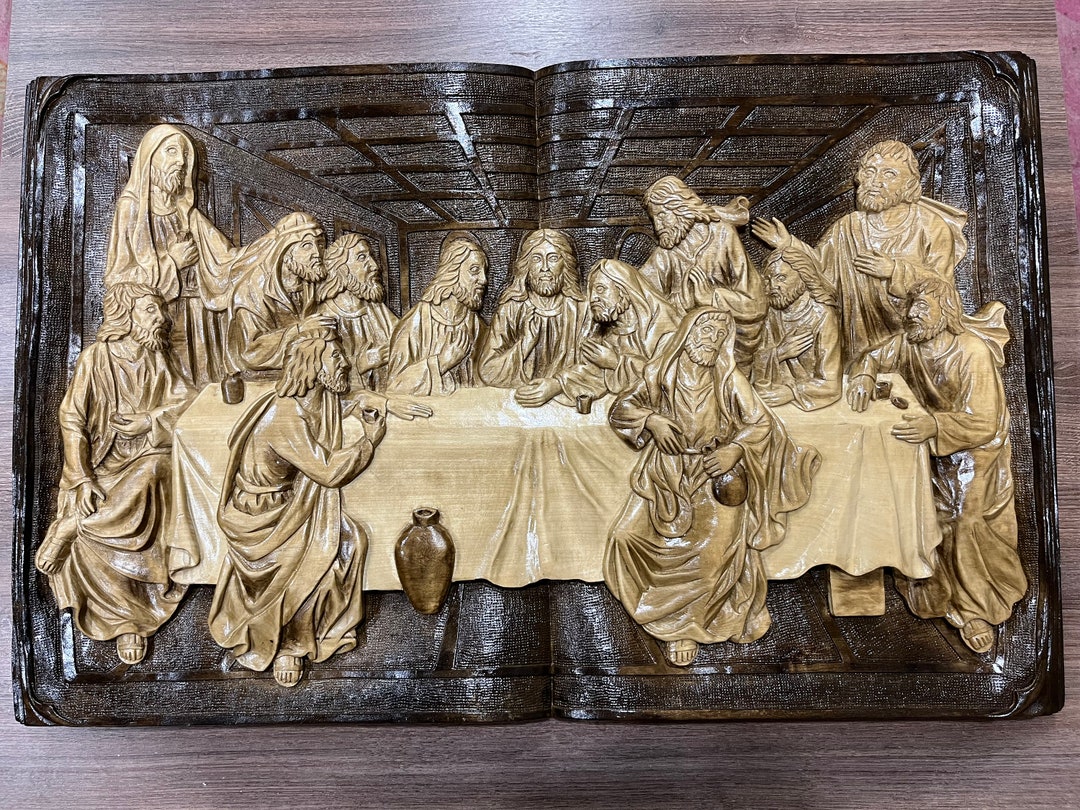 Jesus Christ and His 12 Disciples.a Mysterious Dinner.wall Decor.unique ...