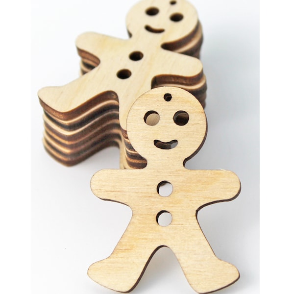Wood Gingerbread Man - Etsy