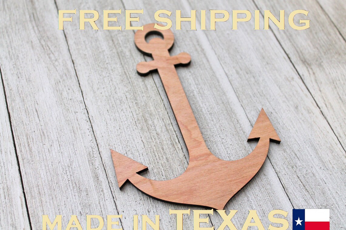 Nautical Shapes Unfinished Wood Cutout Cut Out Shapes Crafts - Etsy