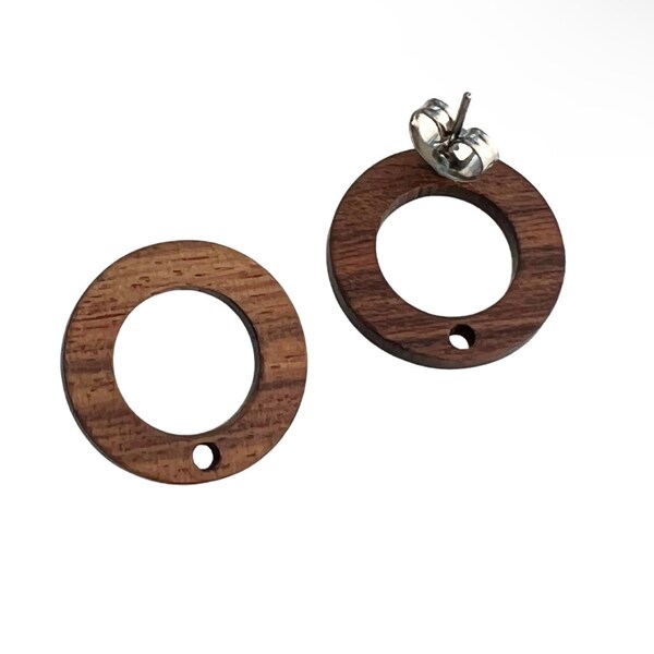Open Circle Earrings - Etsy