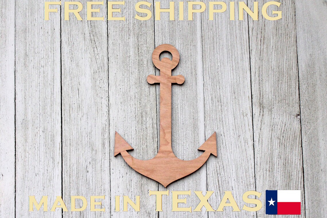 Nautical Shapes Unfinished Wood Cutout Cut Out Shapes Crafts - Etsy