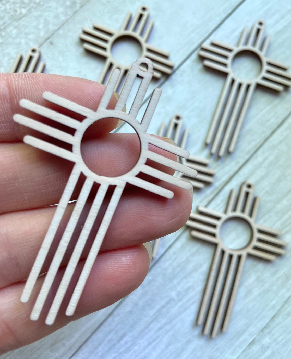 ALL SIZES Unfinished Wood Zia Symbol Laser Cut Cutout Shape - Etsy