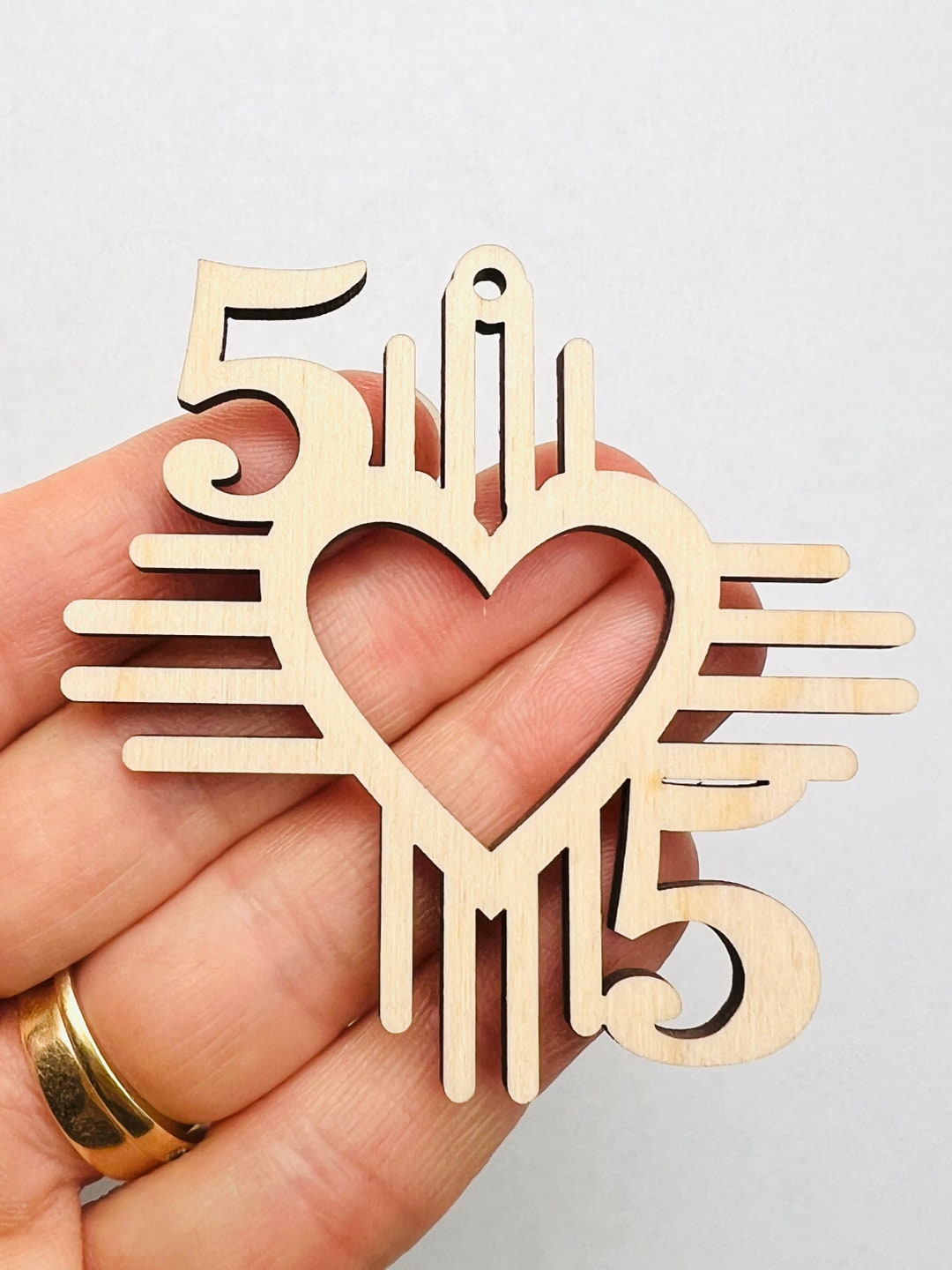 12pc to 24pc Unfinished Wood Zia 505 Sign New Mexico Sun Symbol ...