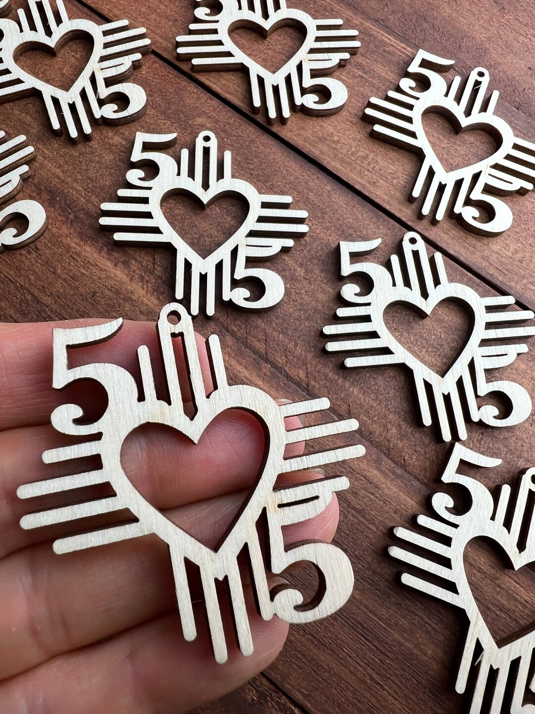 12pc to 24pc Unfinished Wood Zia 505 Sign New Mexico Sun - Etsy