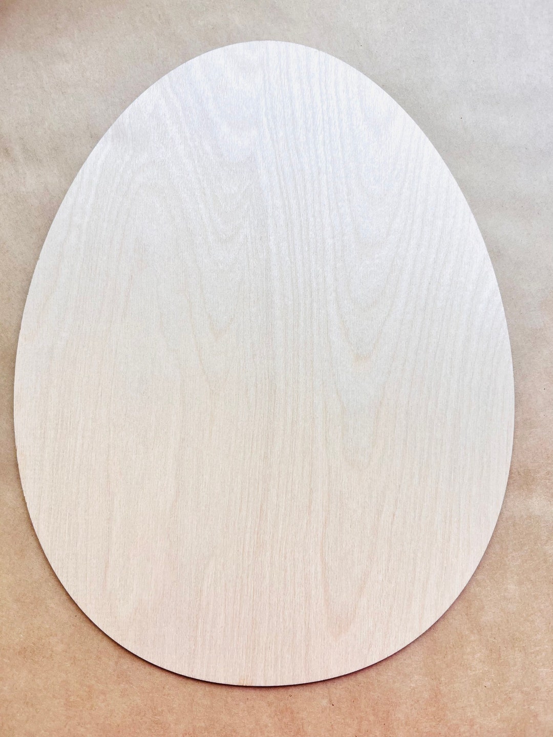 6-pack Easter Egg Eggs With/without Holes Unfinished Wood Cutout DIY ...